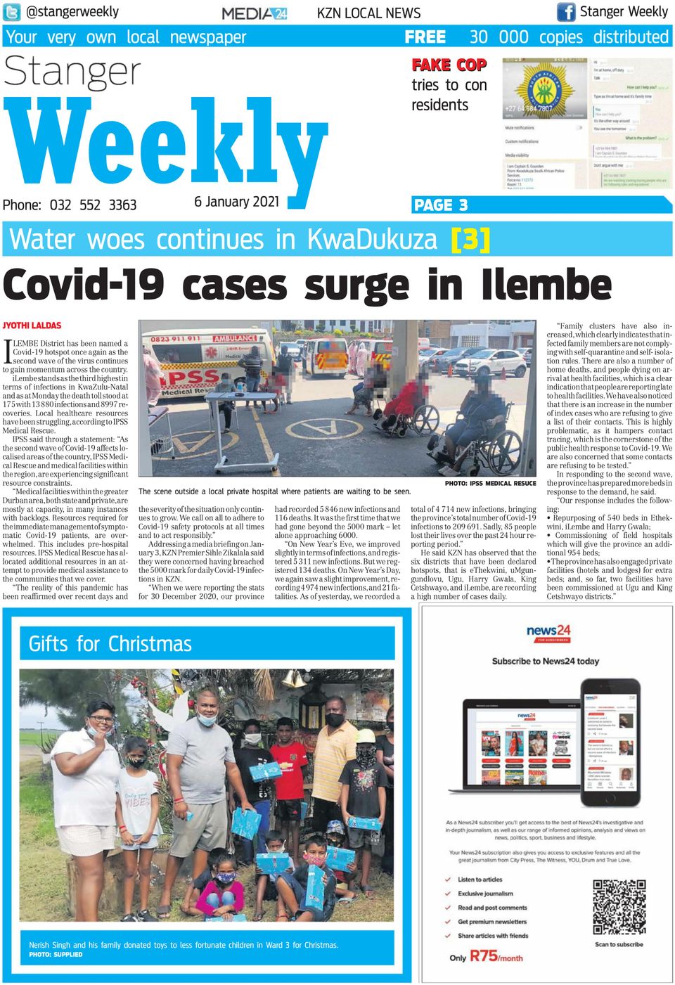 Stanger Weekly-January 06, 2021 Newspaper - Get your Digital Subscription