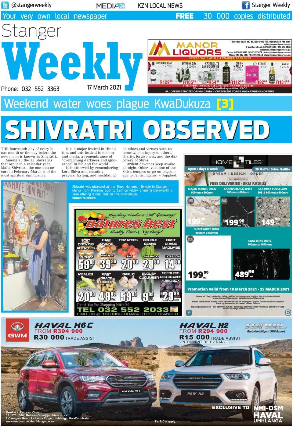 Get digital access to Stanger Weekly - March 17, 2021 issue | Magzter.com