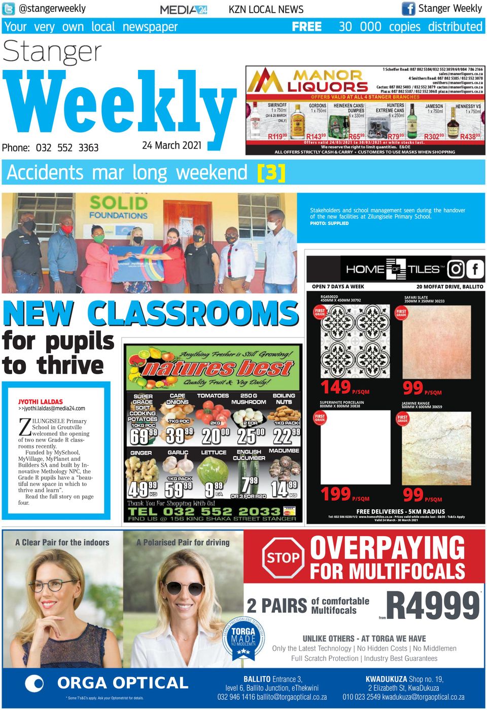 Stanger Weekly-March 24, 2021 Newspaper - Get your Digital Subscription