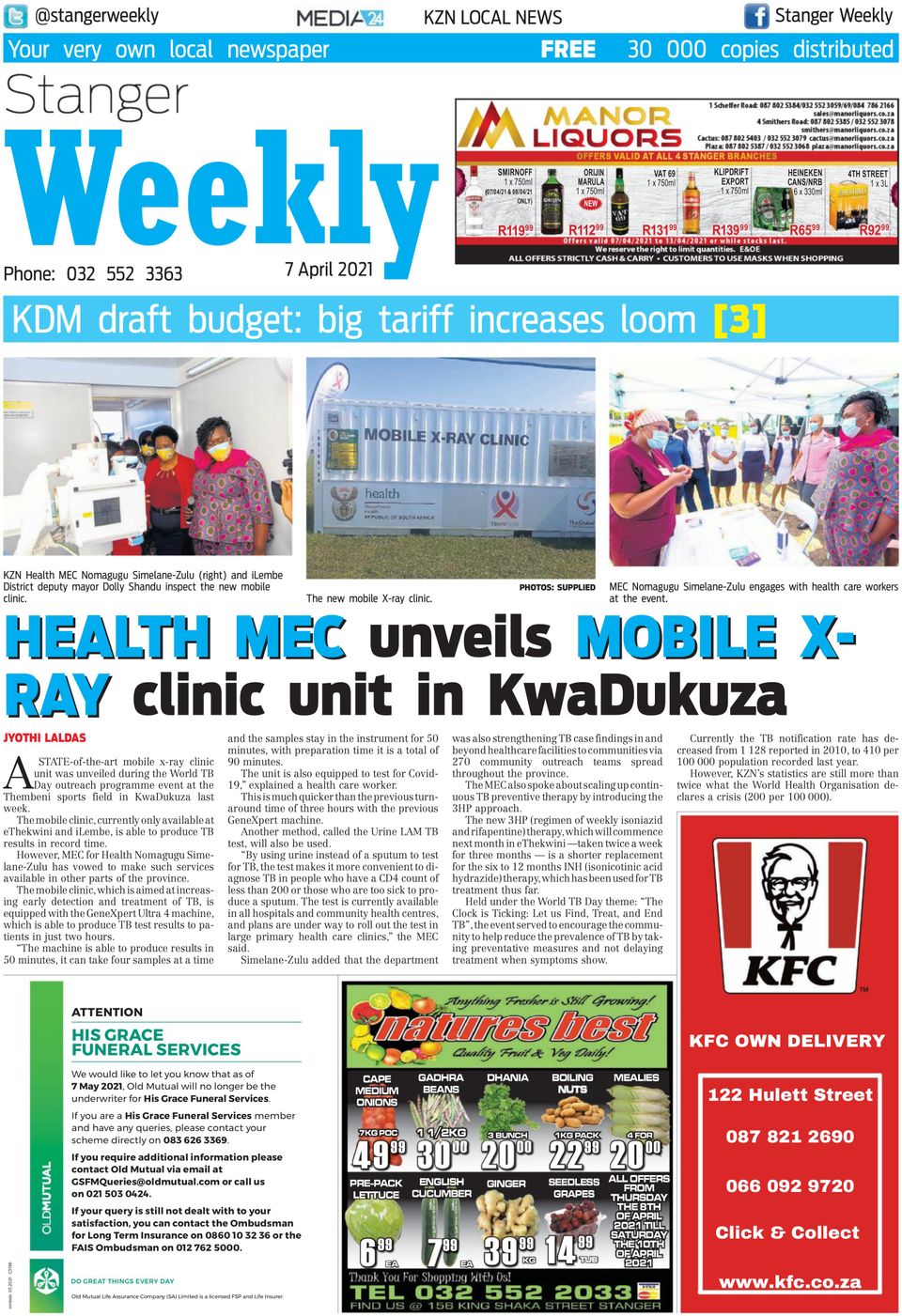 Stanger Weekly-April 07, 2021 Newspaper - Get your Digital Subscription
