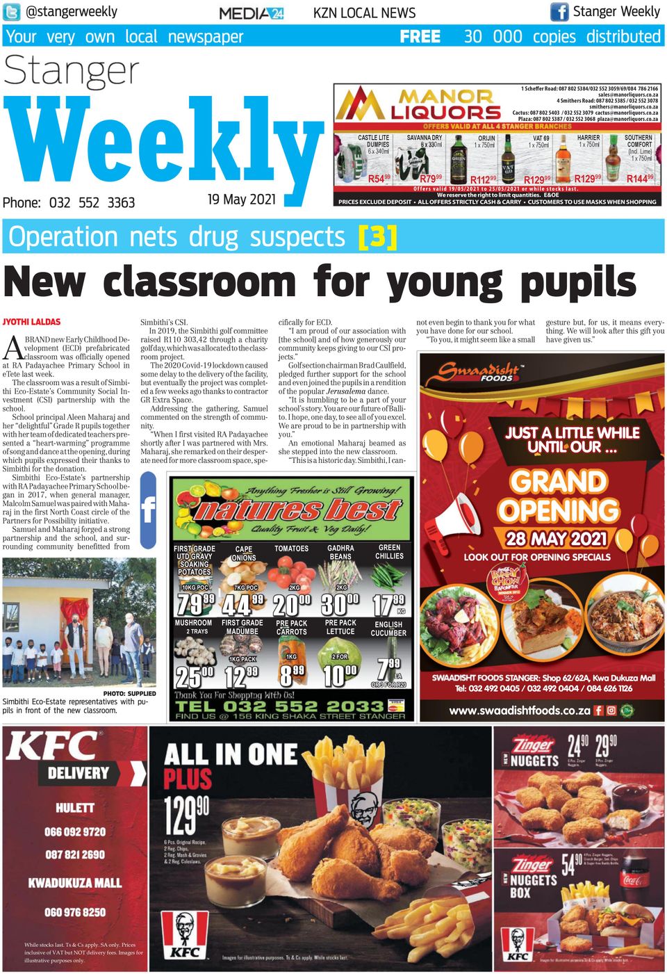 Stanger Weekly-May 19, 2021 Newspaper - Get your Digital Subscription