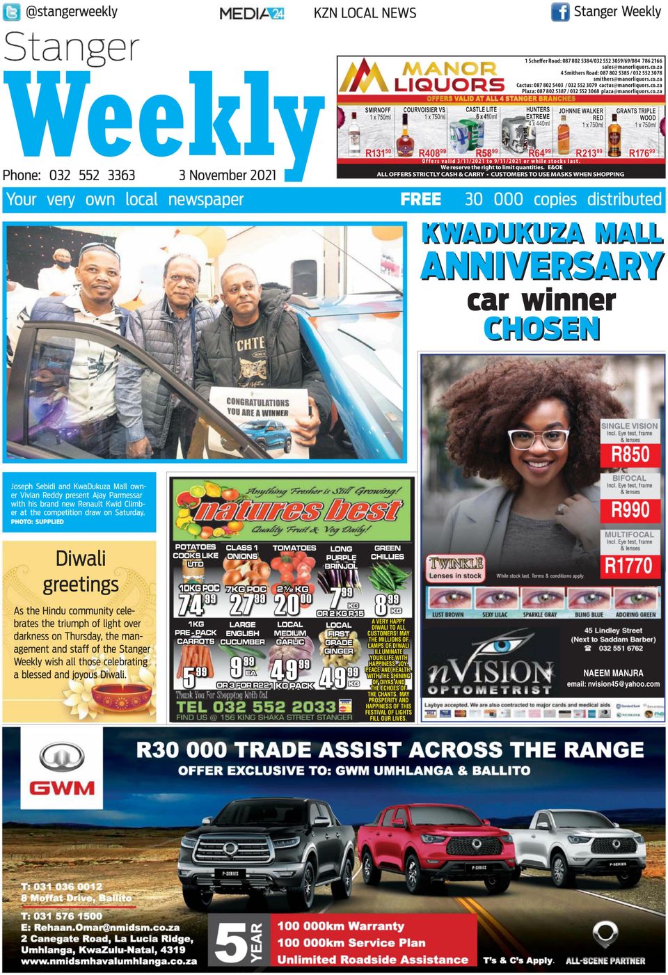 Stanger Weekly-November 03, 2021 Newspaper - Get your Digital Subscription