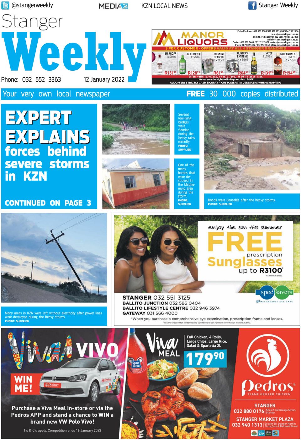 Stanger Weekly-January 12, 2022 Newspaper - Get your Digital Subscription