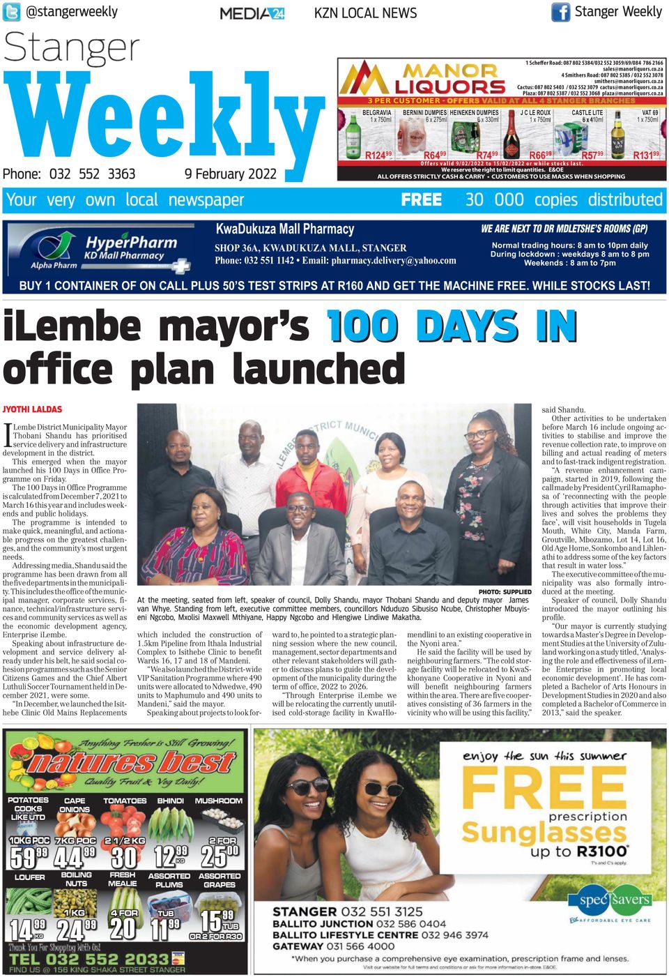 Stanger Weekly-February 09, 2022 Newspaper - Get your Digital Subscription