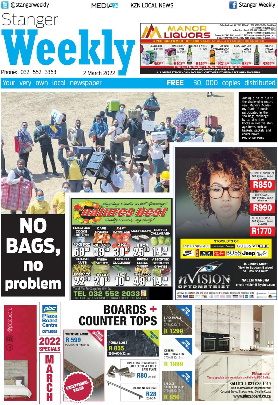 Stanger Weekly-March 02, 2022 Newspaper - Get your Digital Subscription