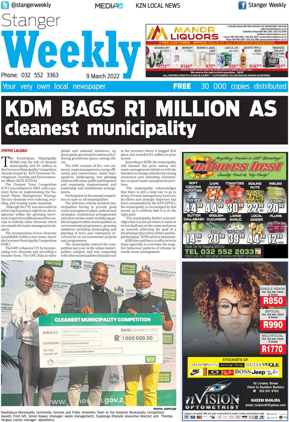 Stanger Weekly-March 09, 2022 Newspaper - Get your Digital Subscription