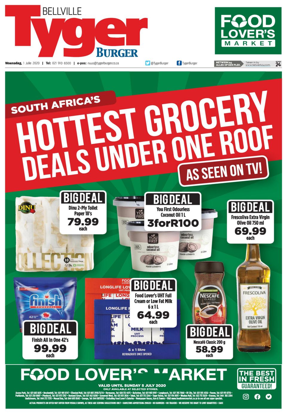 TygerBurger Bellville-July 01, 2020 Newspaper - Get your Digital ...