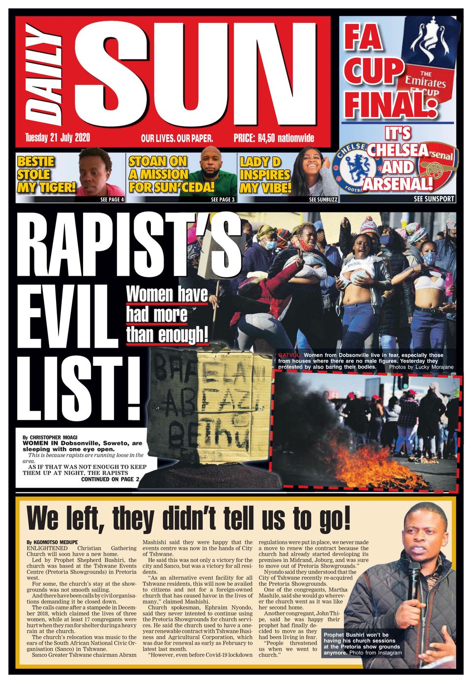 Daily Sun-July 21, 2020 Newspaper - Get your Digital Subscription