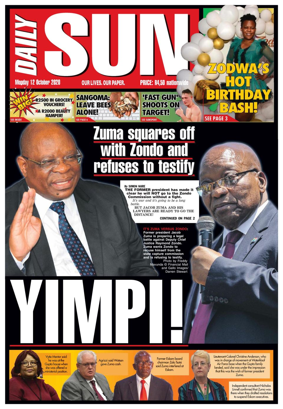Daily Sun-October 12, 2020 Newspaper - Get your Digital Subscription