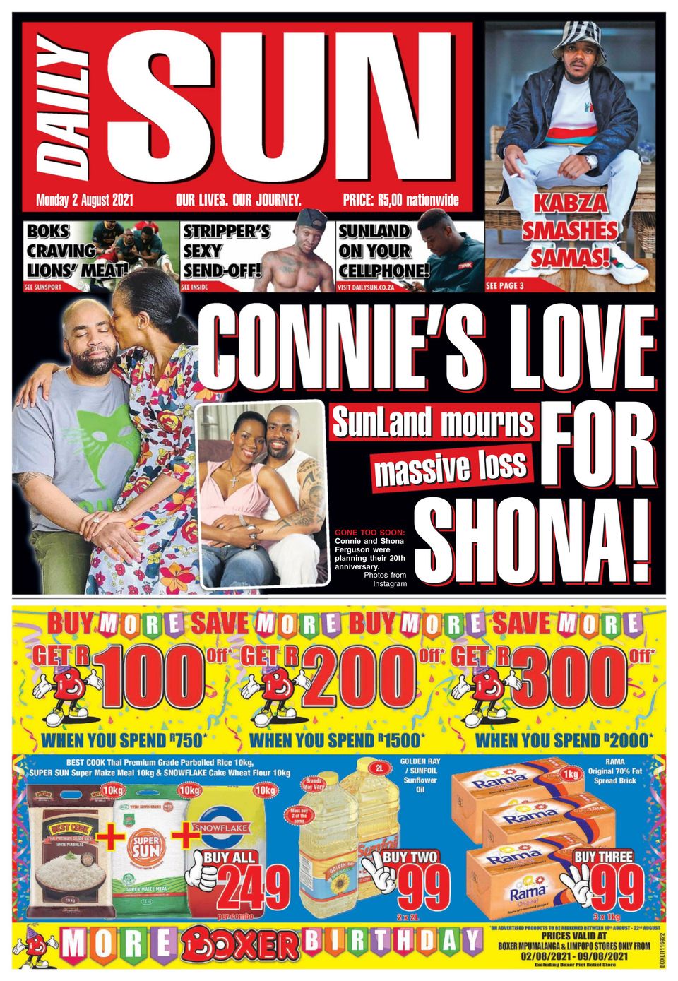 Get digital access to Daily Sun - August 02, 2021 issue | Magzter.com