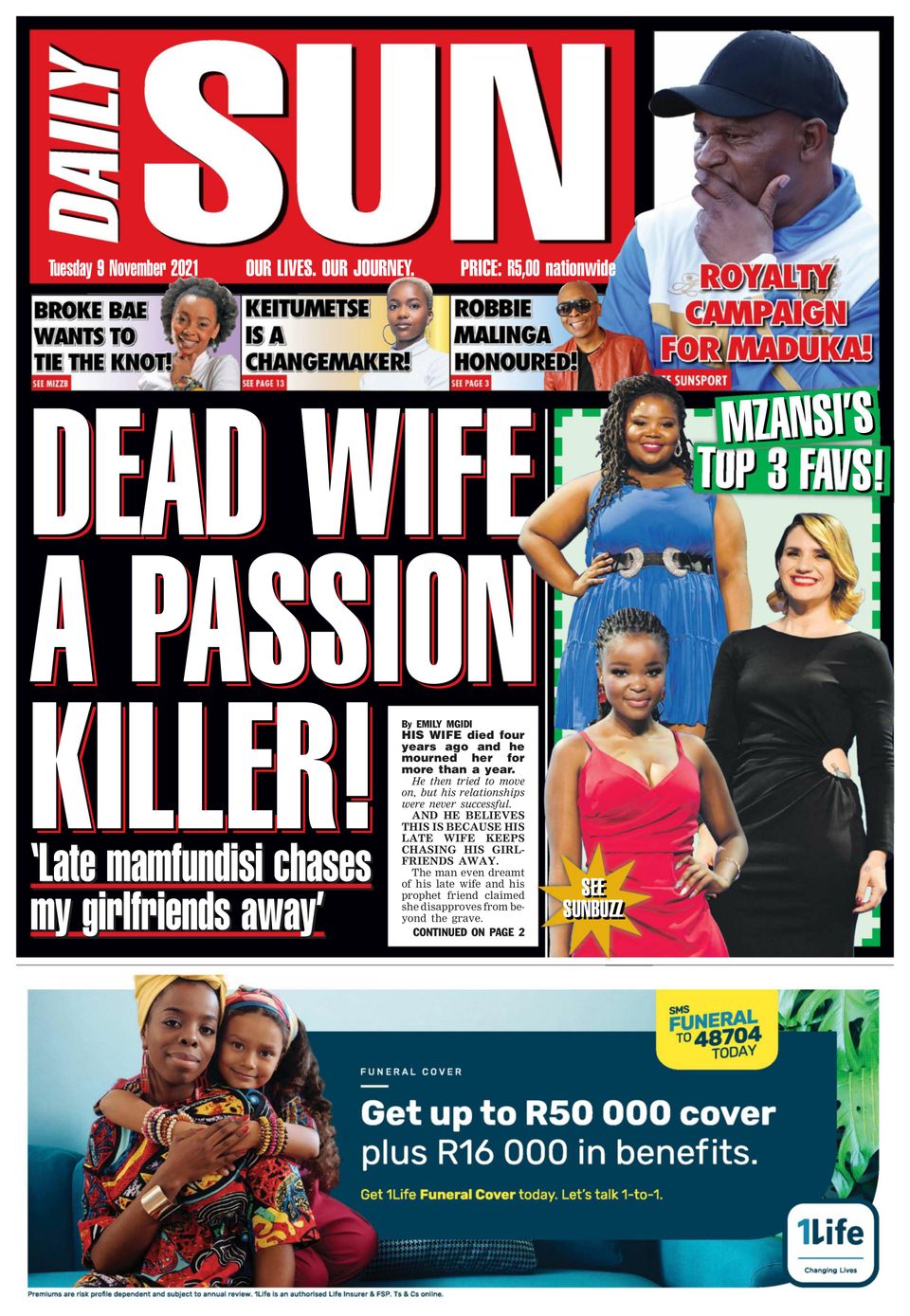 Get digital access to Daily Sun - November 09, 2021 issue | Magzter.com
