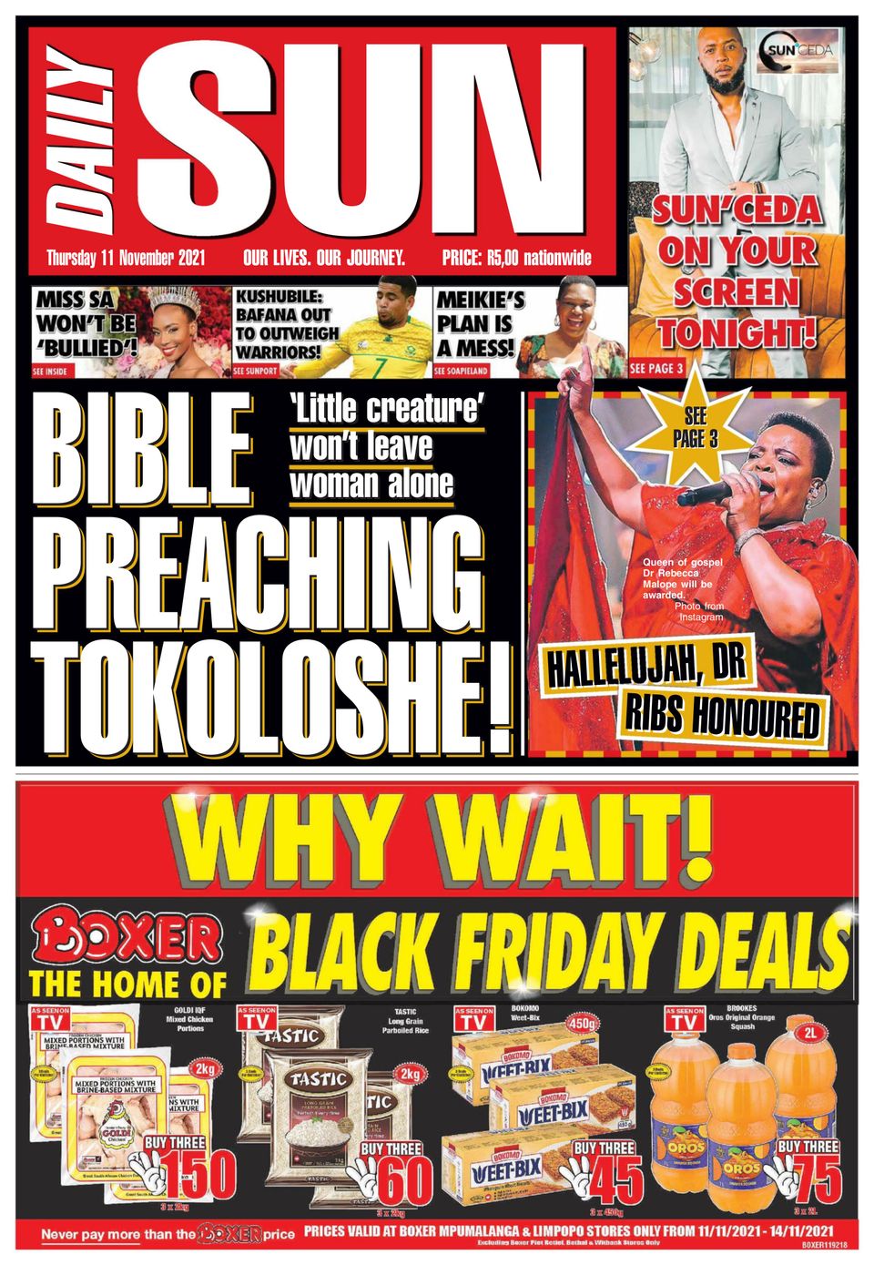 Get digital access to Daily Sun - November 11, 2021 issue | Magzter.com