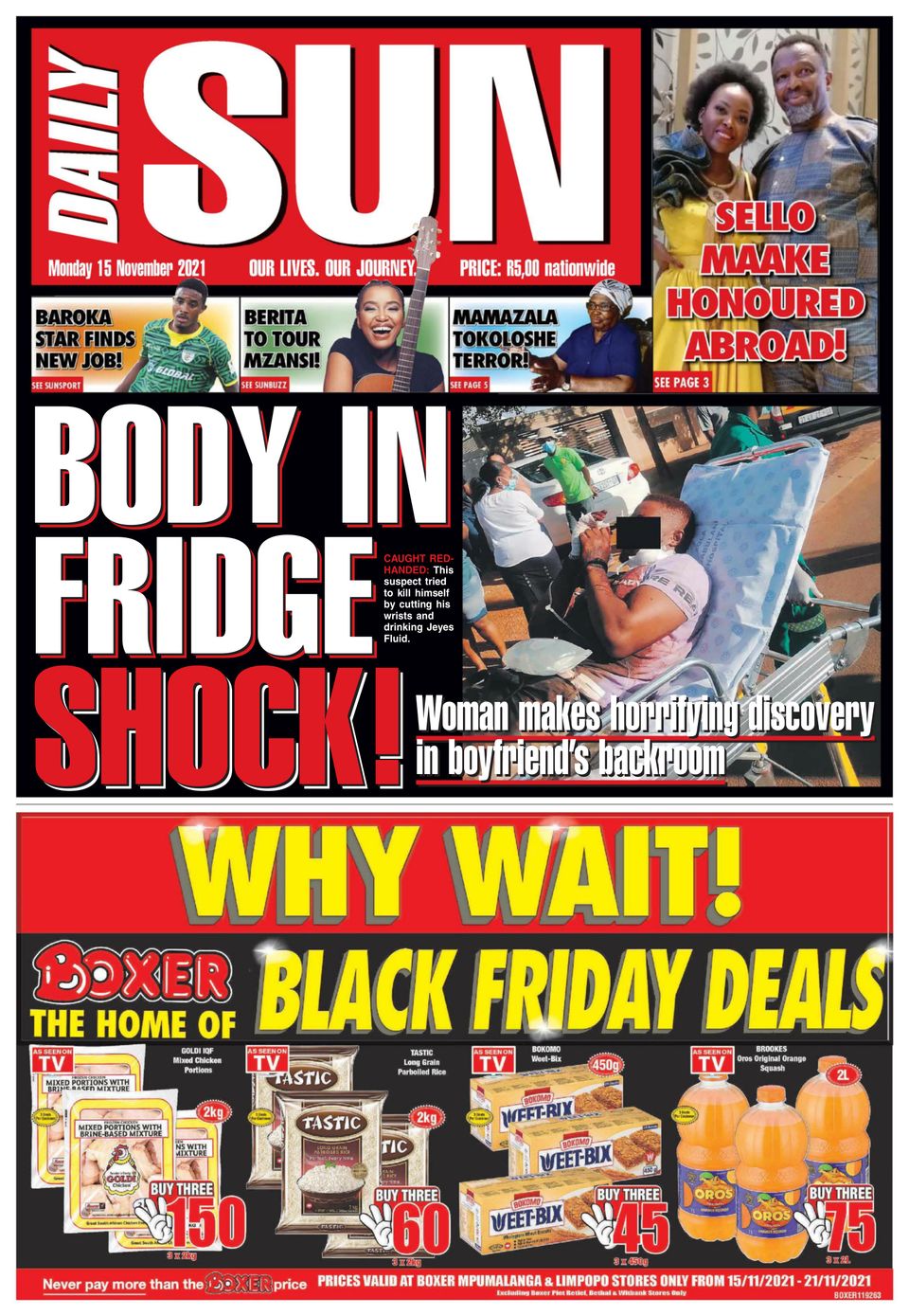 Get digital access to Daily Sun - November 13, 2021 issue | Magzter.com