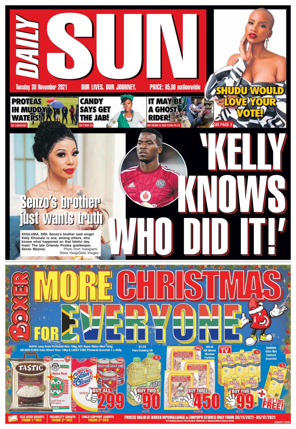 Daily Sun-November 30, 2021 Newspaper - Get your Digital Subscription