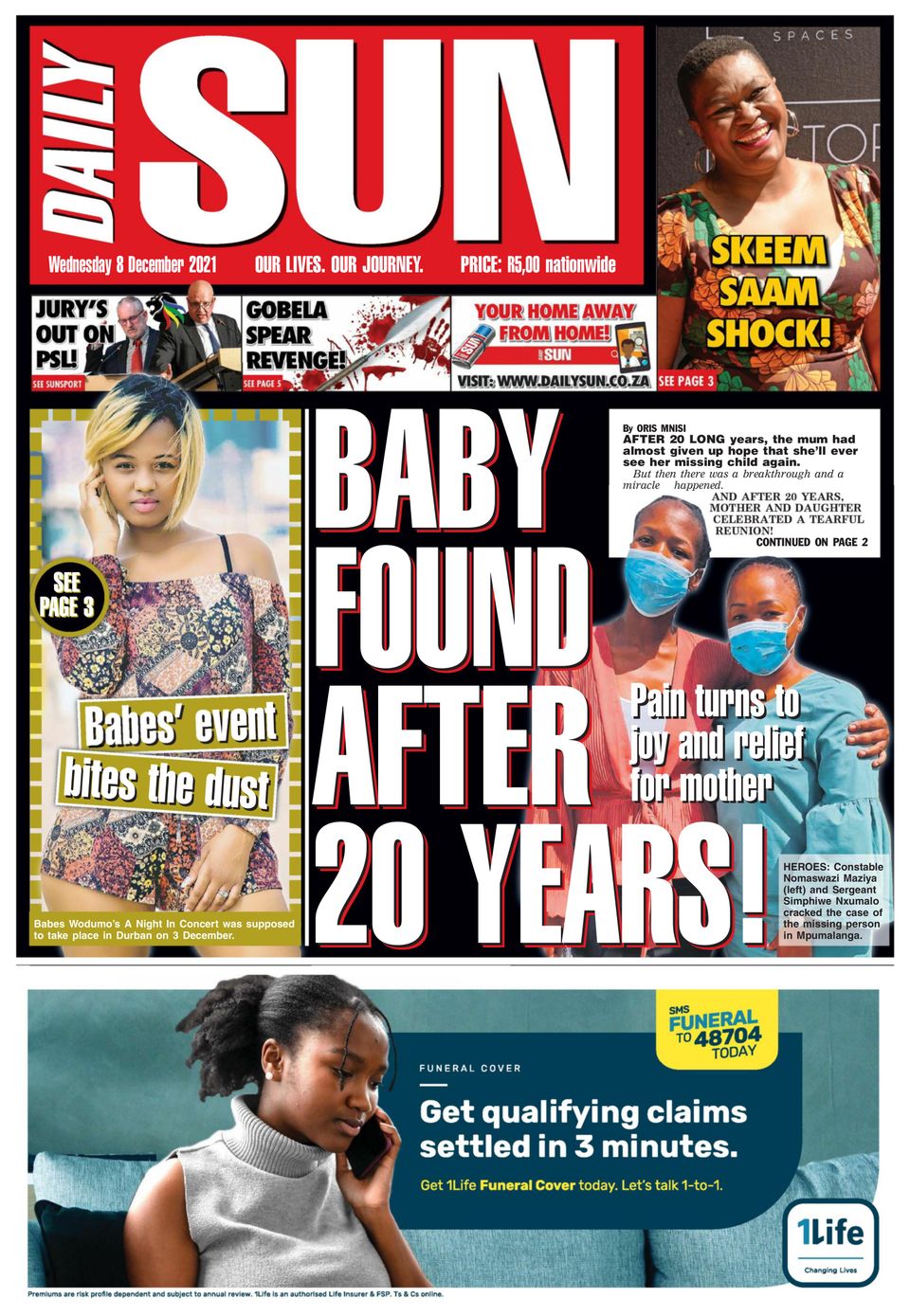Get digital access to Daily Sun - December 08, 2021 issue | Magzter.com
