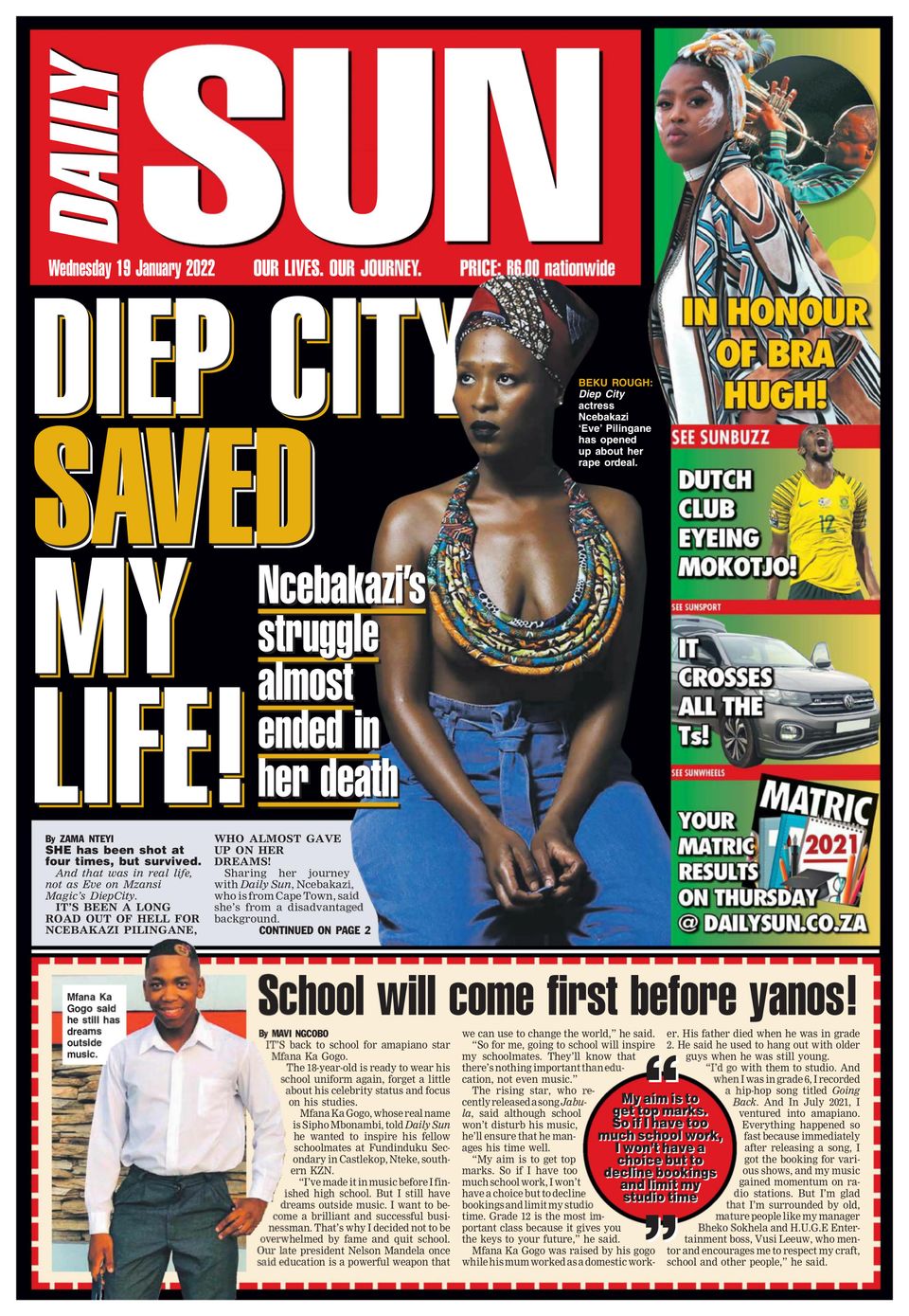 Daily Sun-January 19, 2022 Newspaper - Get your Digital Subscription