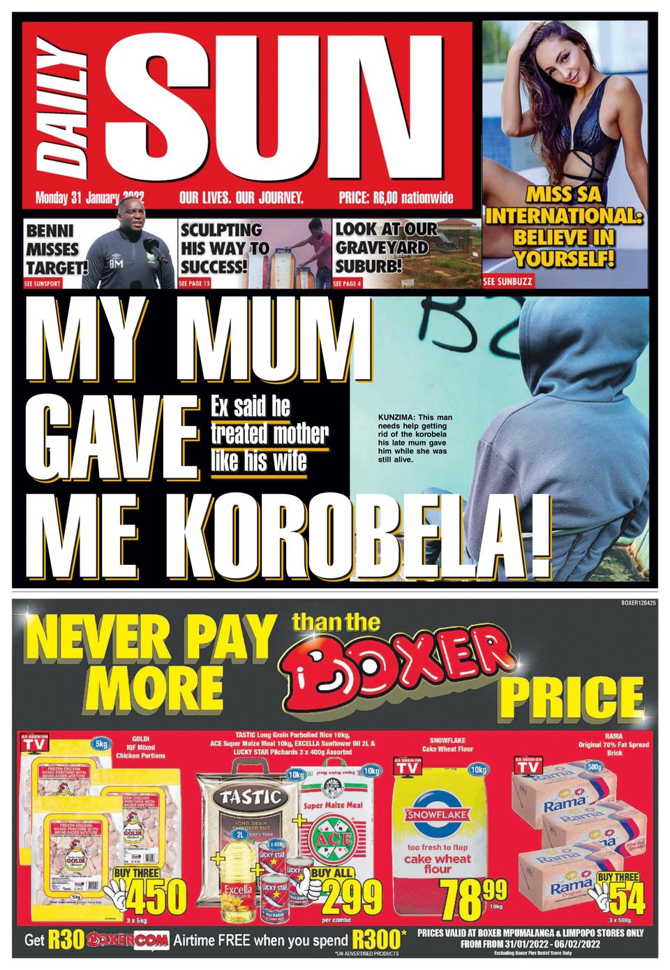 Get digital access to Daily Sun - January 31, 2022 issue | Magzter.com