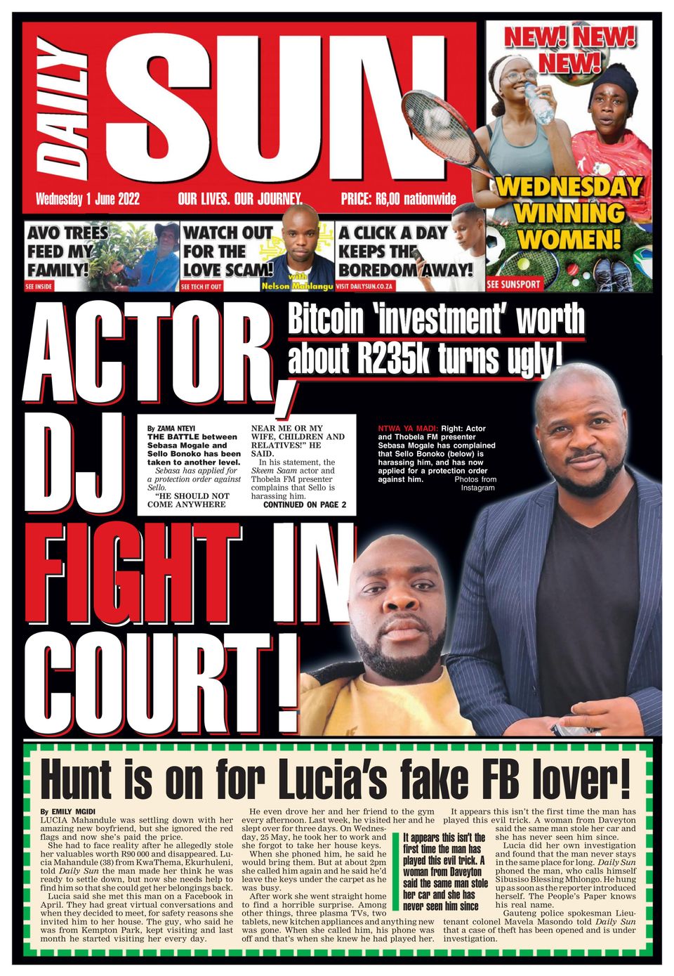Daily Sun-June 01, 2022 Newspaper - Get your Digital Subscription