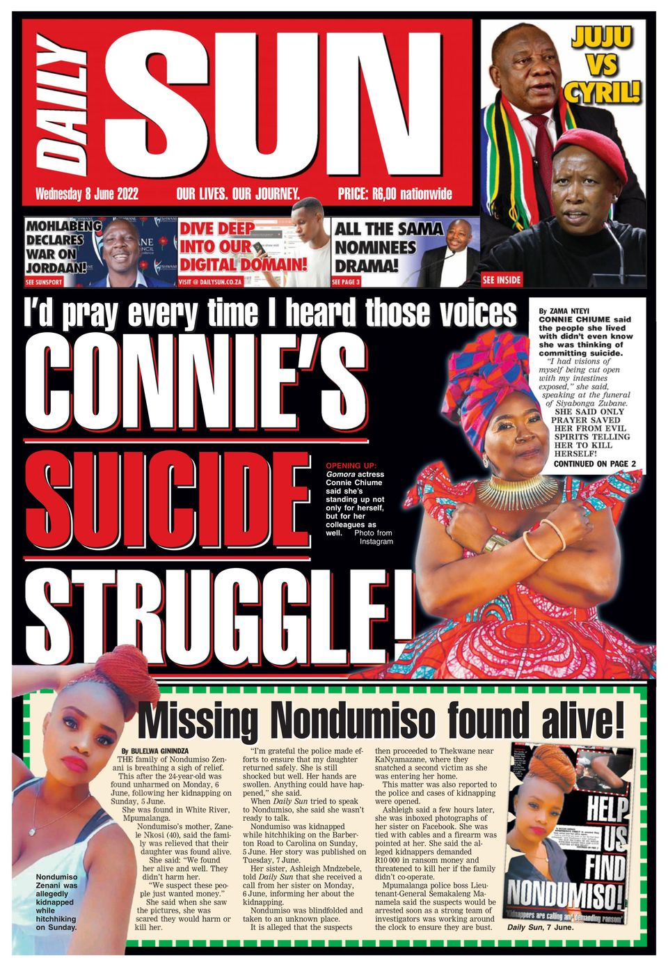 Daily Sun-June 08, 2022 Newspaper - Get your Digital Subscription