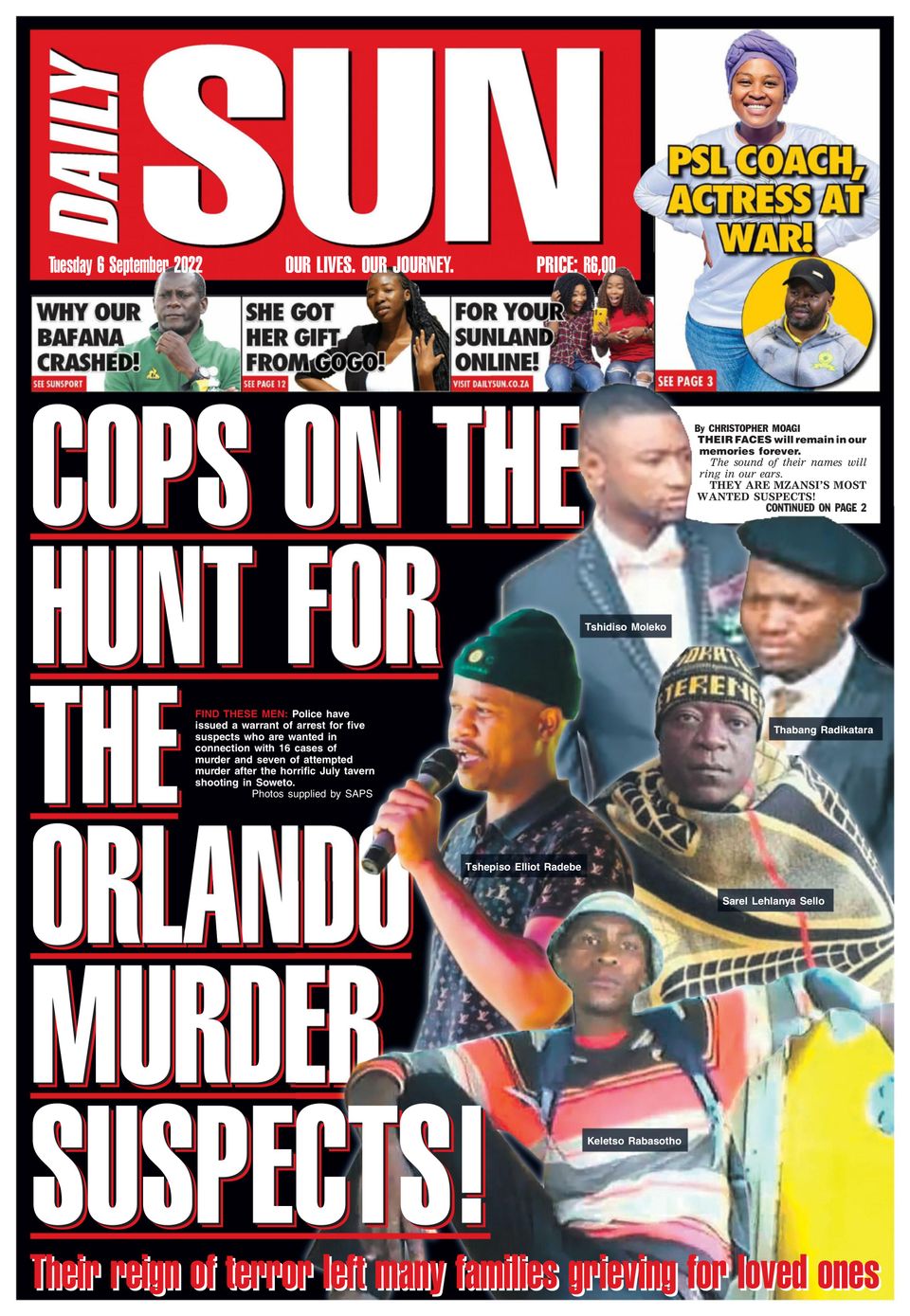 Daily Sun-September 06, 2022 Newspaper - Get your Digital Subscription