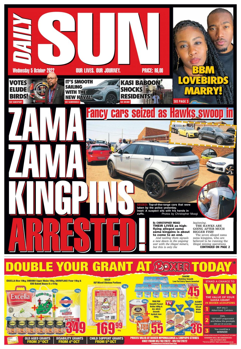 Get digital access to Daily Sun - October 05, 2022 issue | Magzter.com