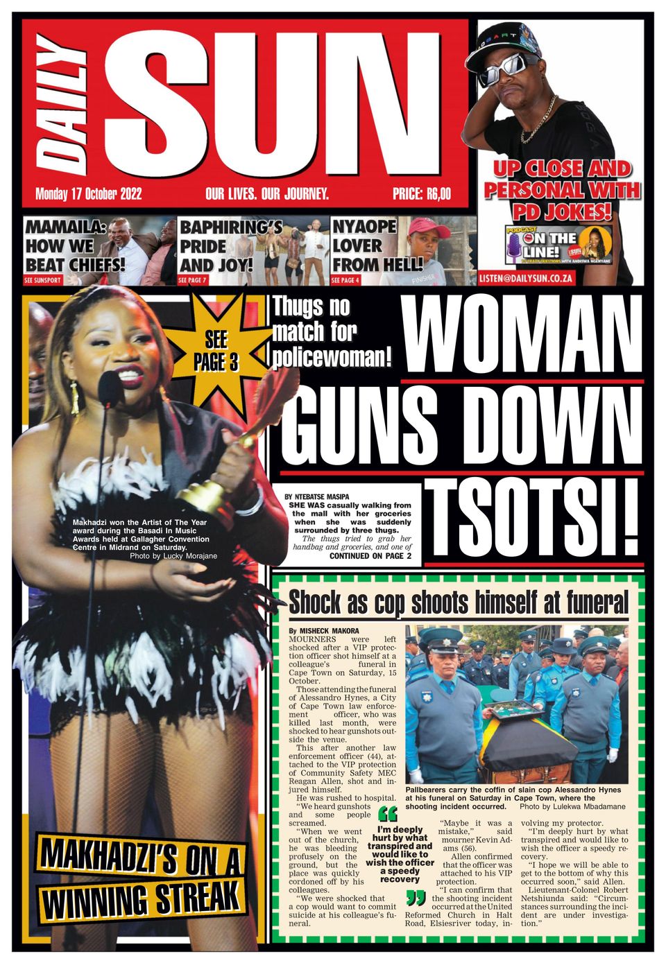 Daily Sun-October 17, 2022 Newspaper - Get your Digital Subscription