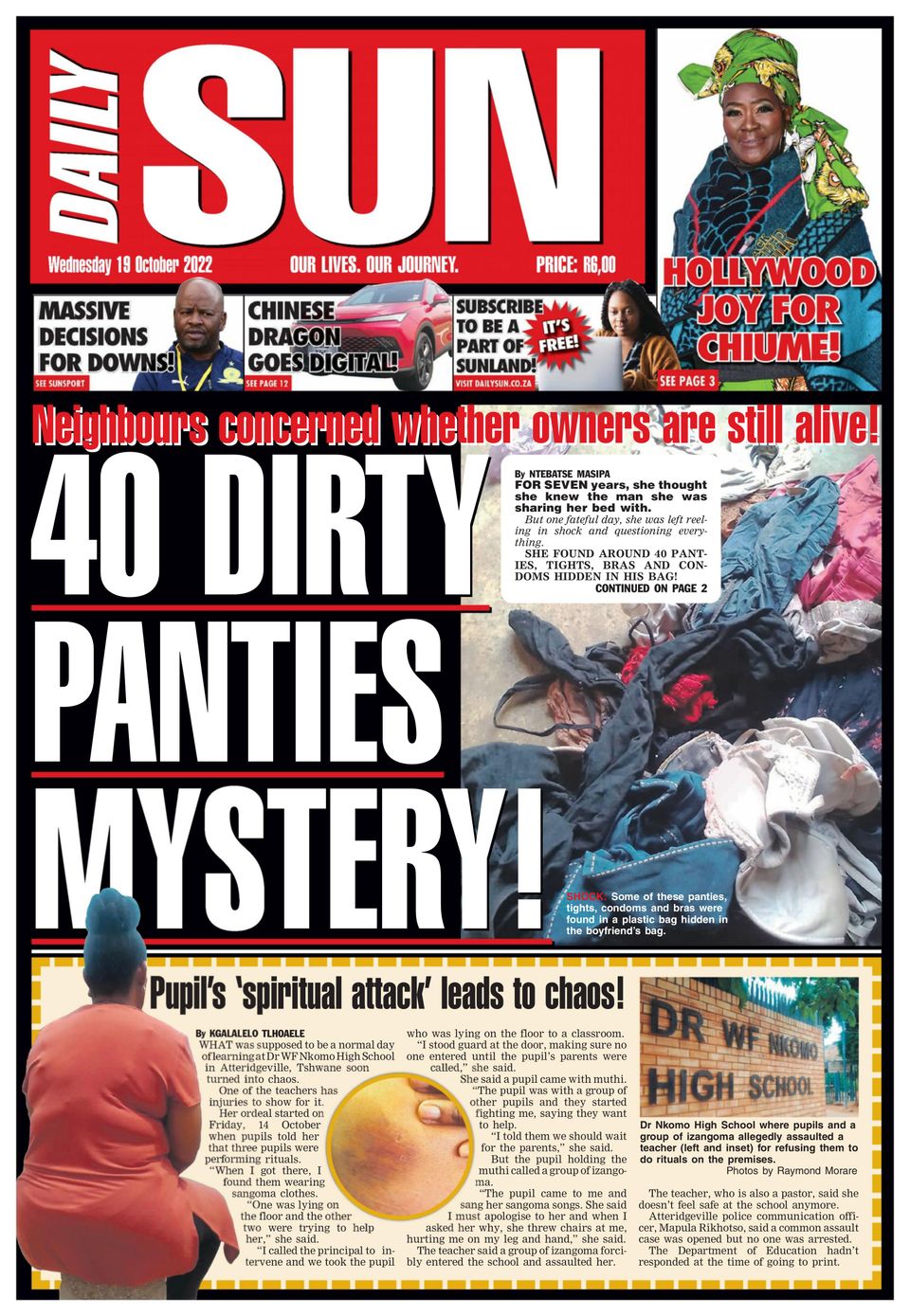 Daily Sun-October 19, 2022 Newspaper - Get your Digital Subscription