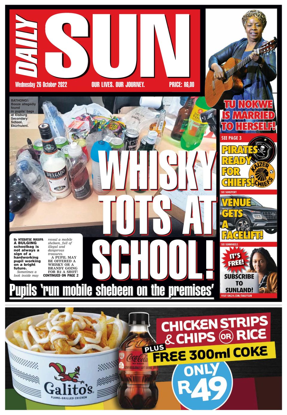 Daily Sun-October 26, 2022 Newspaper - Get your Digital Subscription