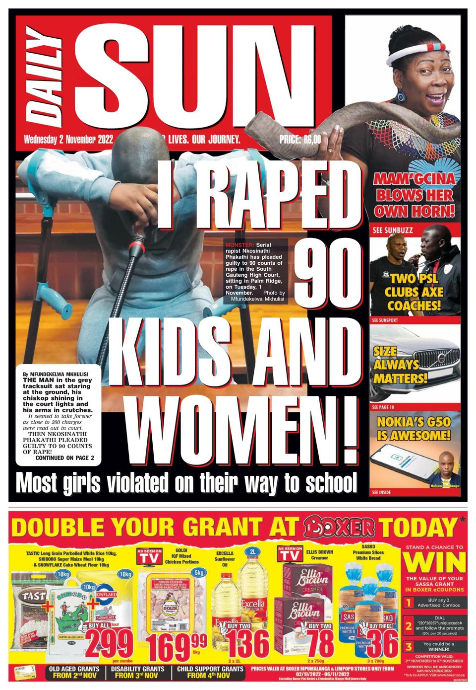 Get digital access to Daily Sun - November 02, 2022 issue | Magzter.com