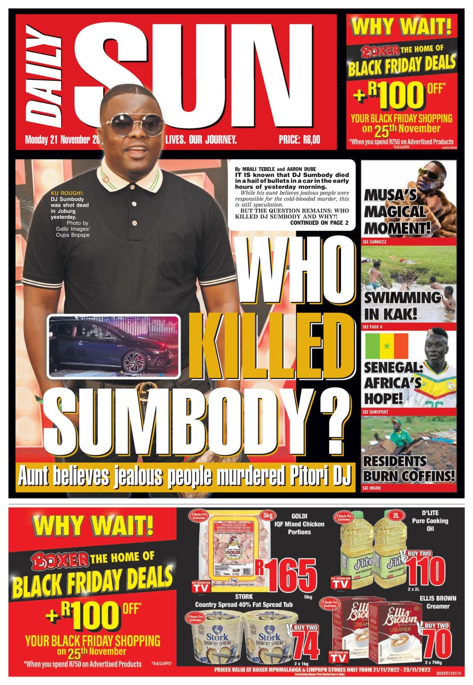 Get digital access to Daily Sun - November 21, 2022 issue | Magzter.com