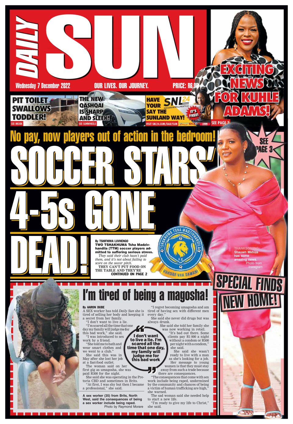 Daily Sun-December 07, 2022 Newspaper - Get your Digital Subscription