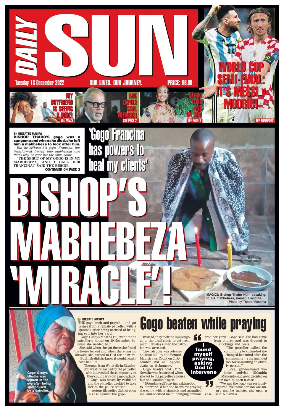 Daily Sun-December 13, 2022 Newspaper - Get your Digital Subscription