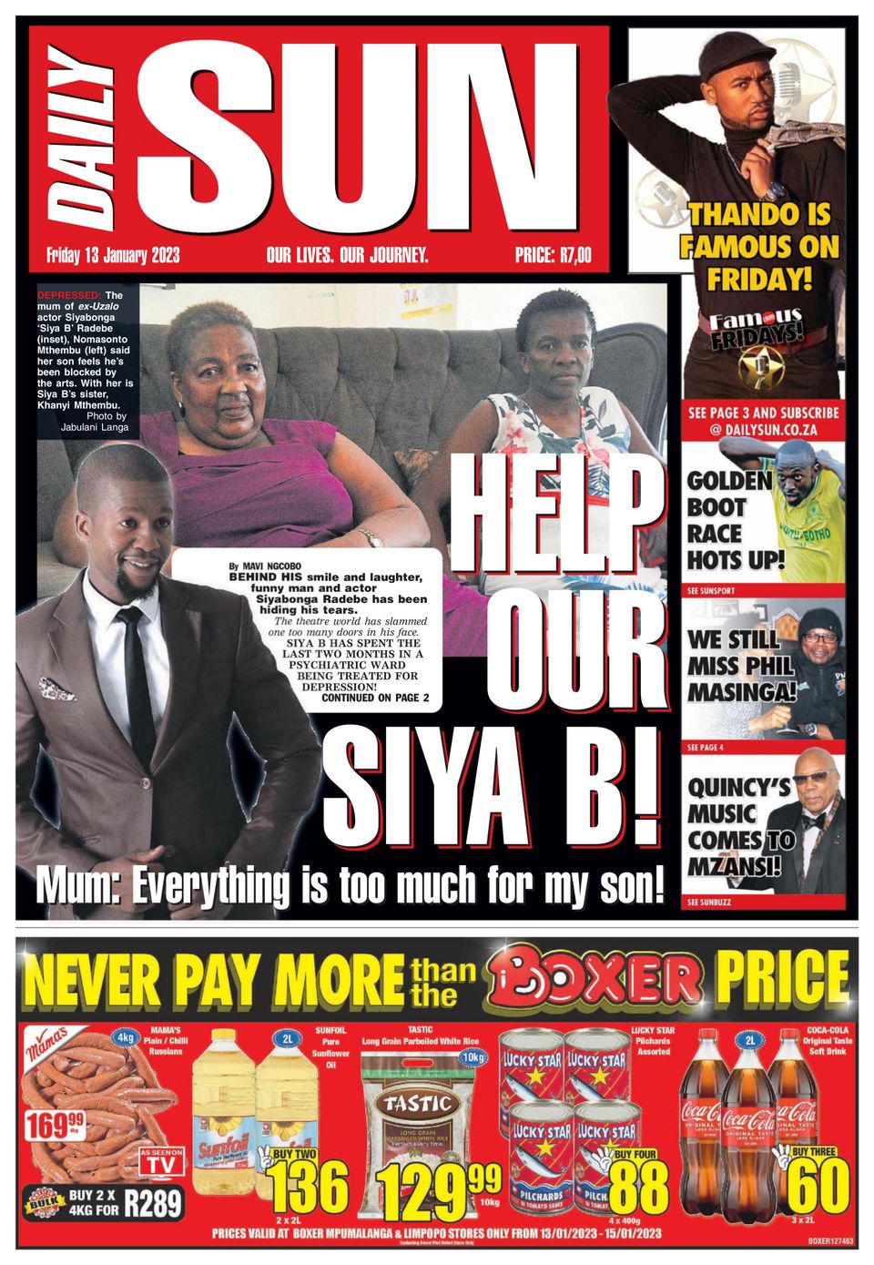 Get digital access to Daily Sun - January 13, 2023 issue | Magzter.com