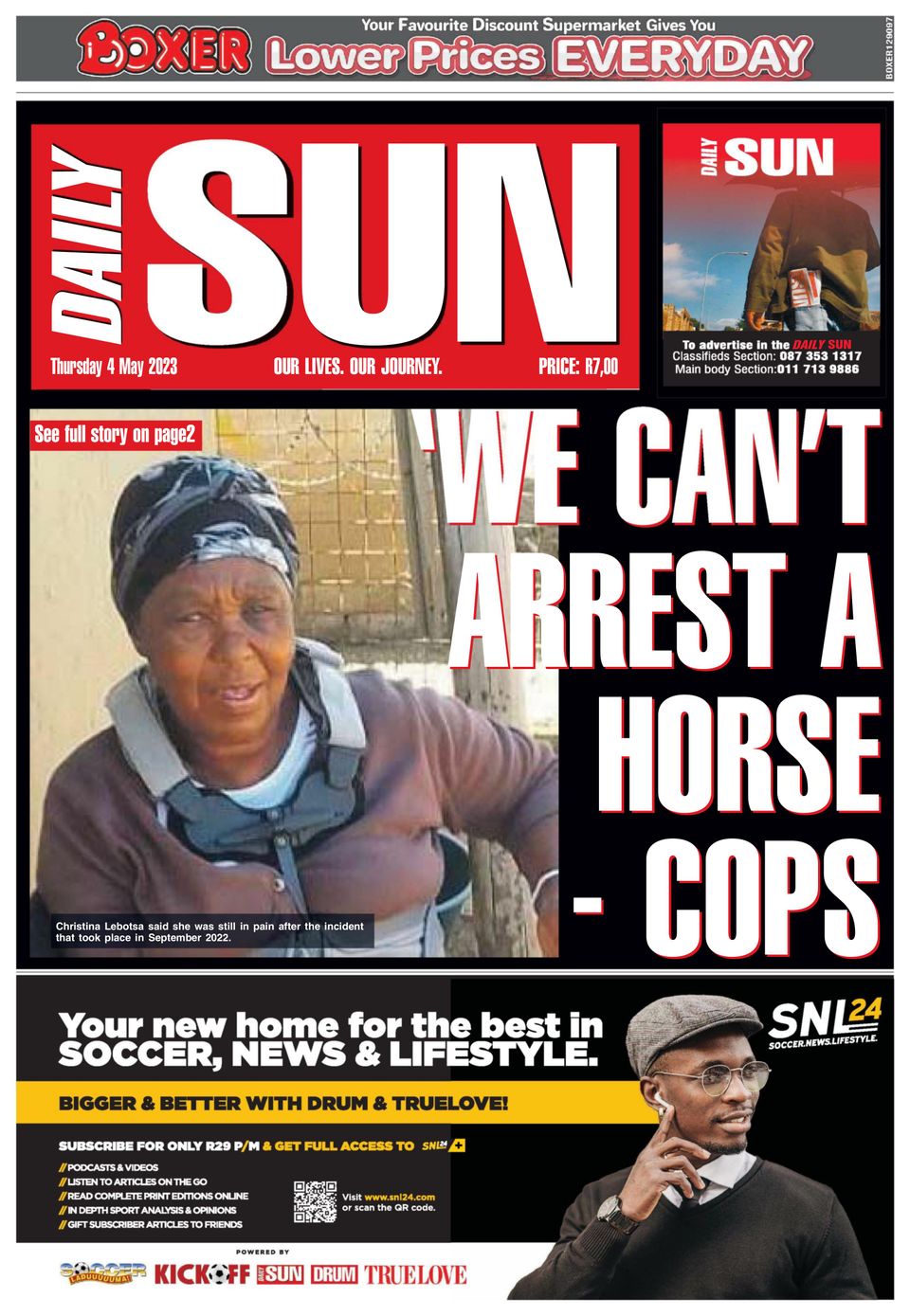 Daily Sun-May 04, 2023 Newspaper - Get your Digital Subscription