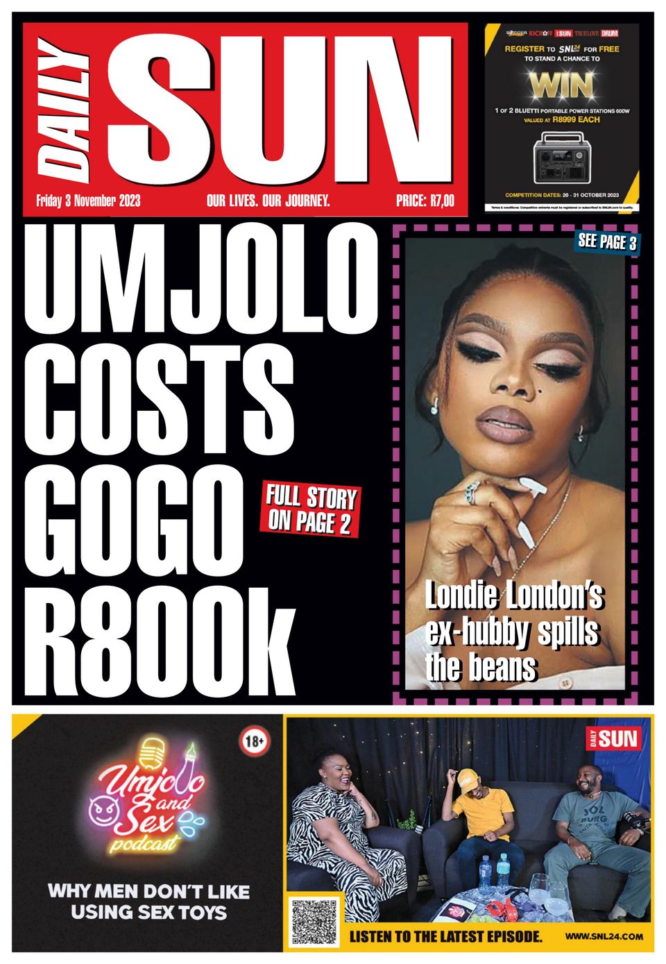 Get digital access to Daily Sun - November 03, 2023 issue | Magzter.com
