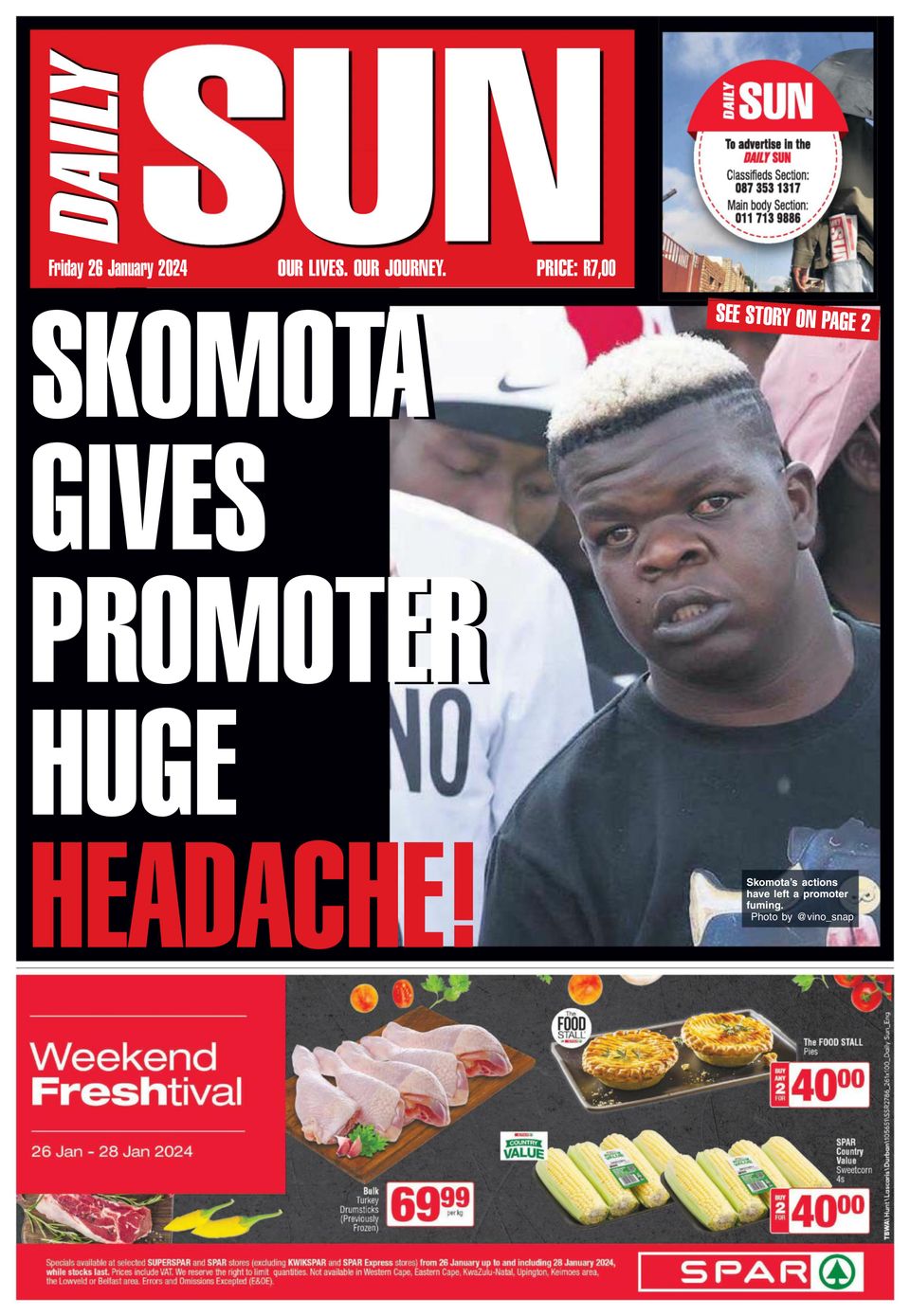 Get digital access to Daily Sun - January 26, 2024 issue | Magzter.com