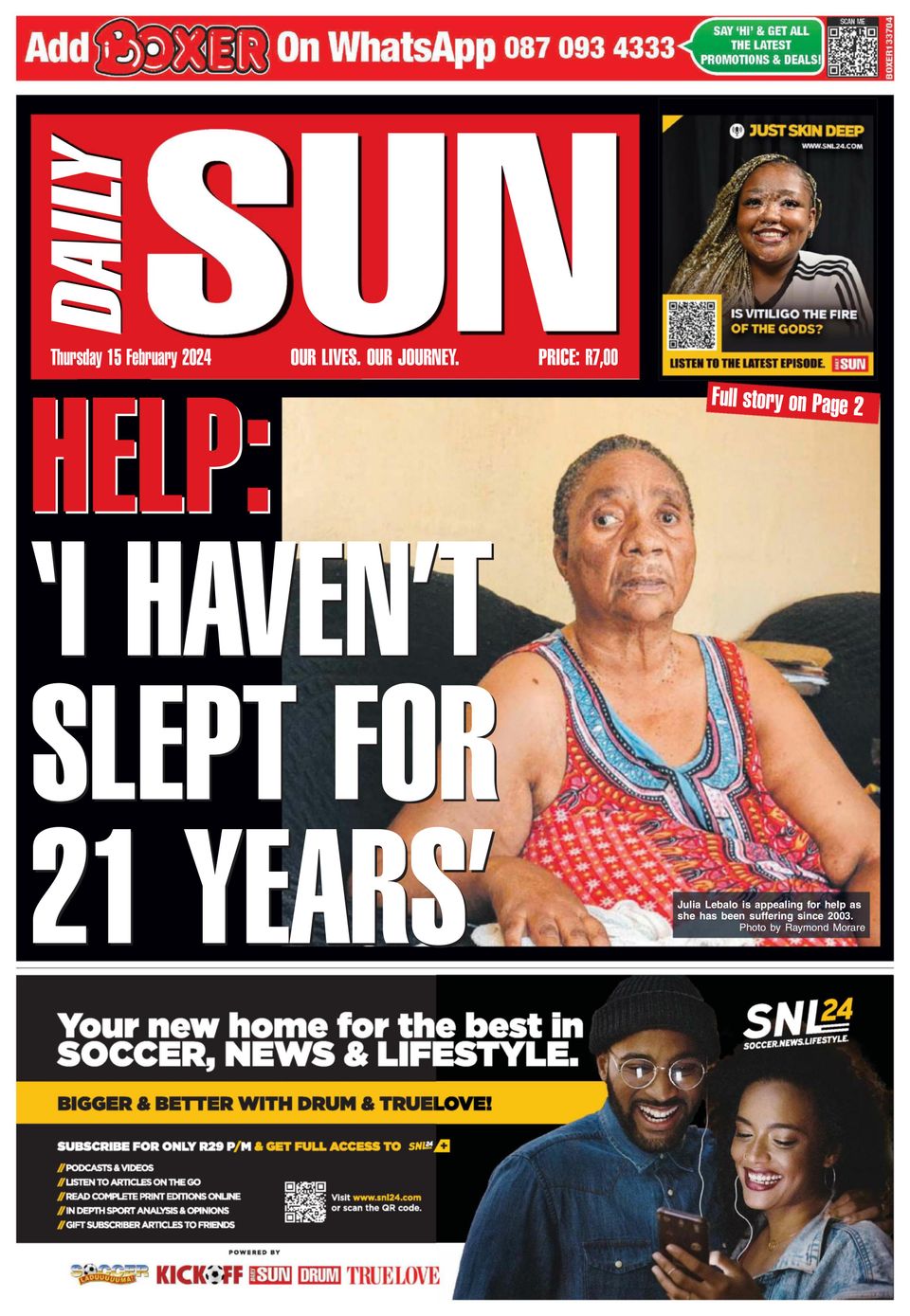 Get digital access to Daily Sun - February 15, 2024 issue | Magzter.com