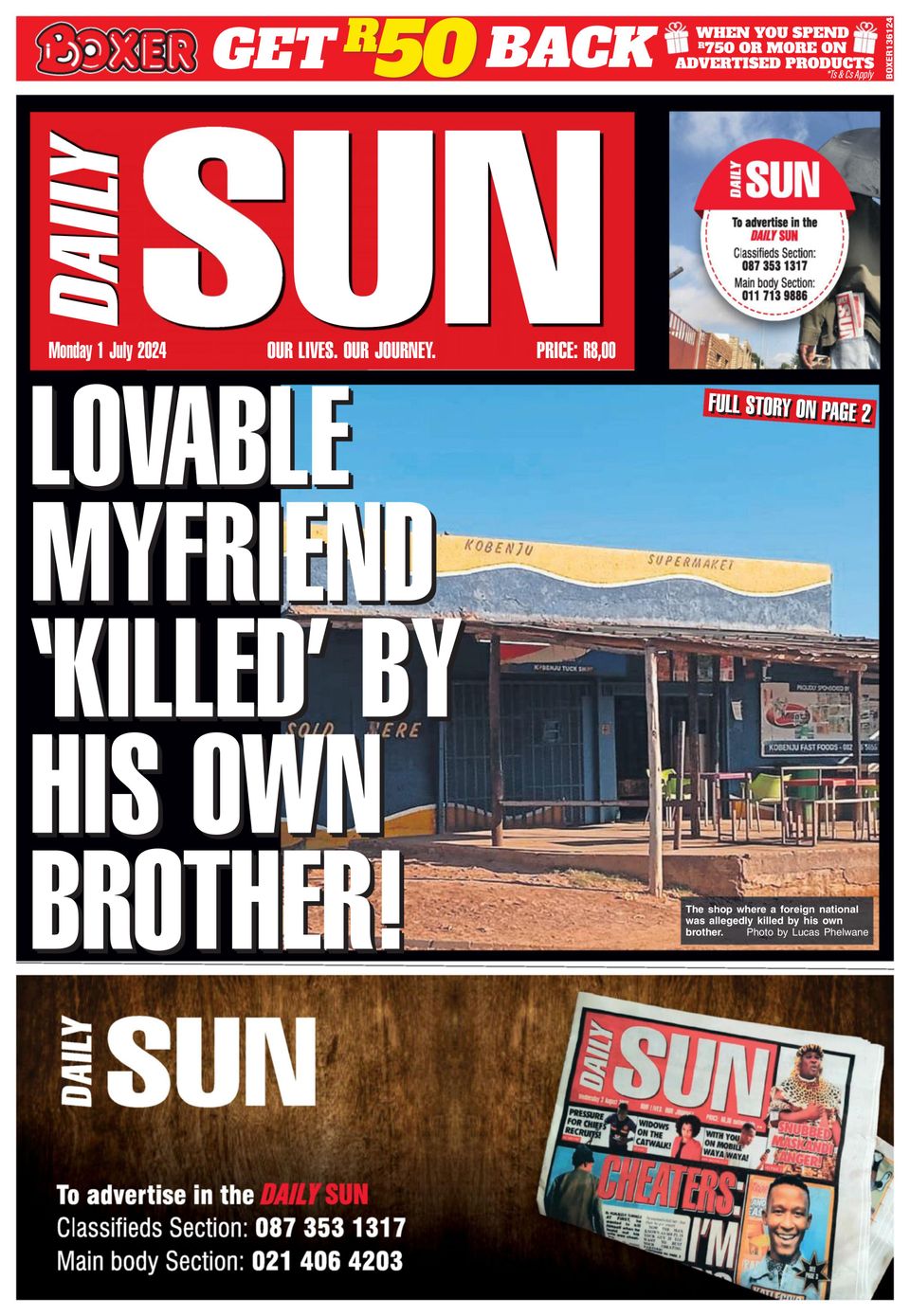 Get digital access to Daily Sun - July 01, 2024 issue | Magzter.com
