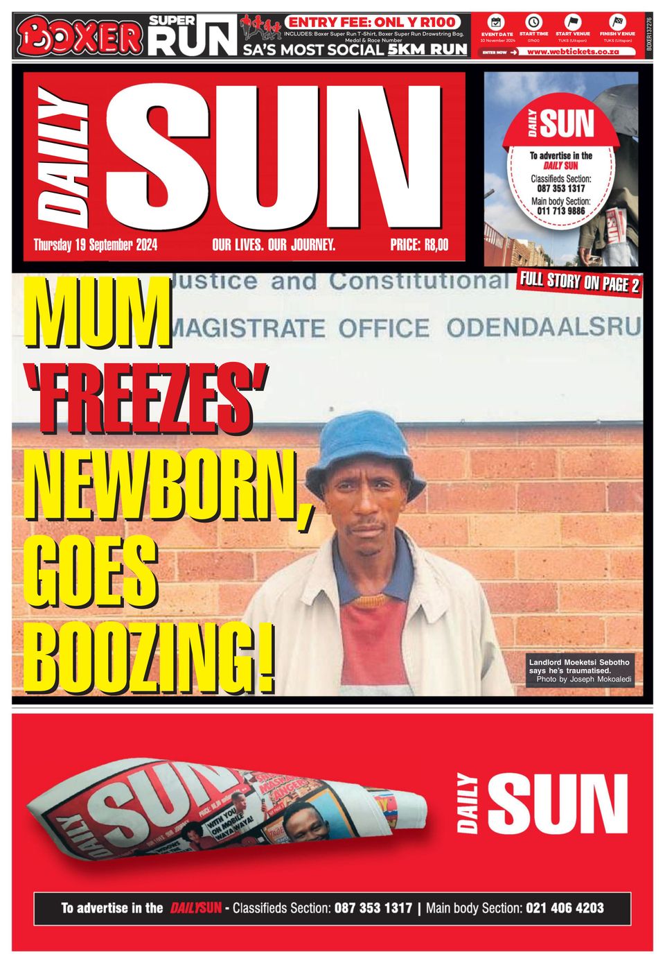 Get digital access to Daily Sun - September 19, 2024 issue | Magzter.com