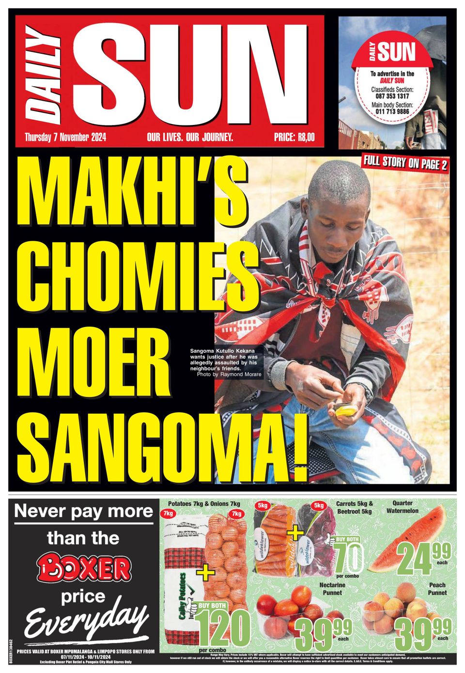Get digital access to Daily Sun - November 07, 2024 issue | Magzter.com