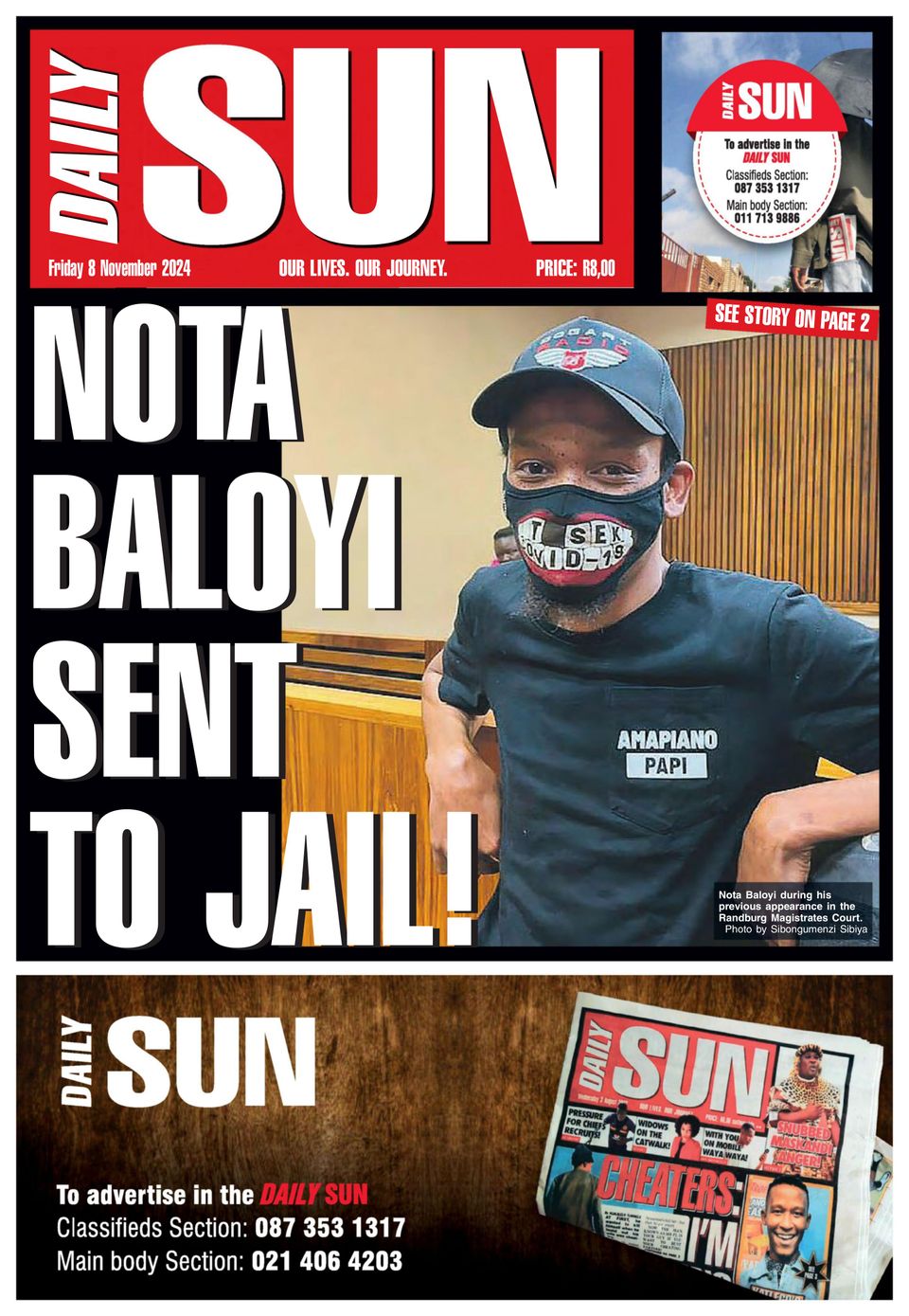 Get digital access to Daily Sun - November 08, 2024 issue | Magzter.com