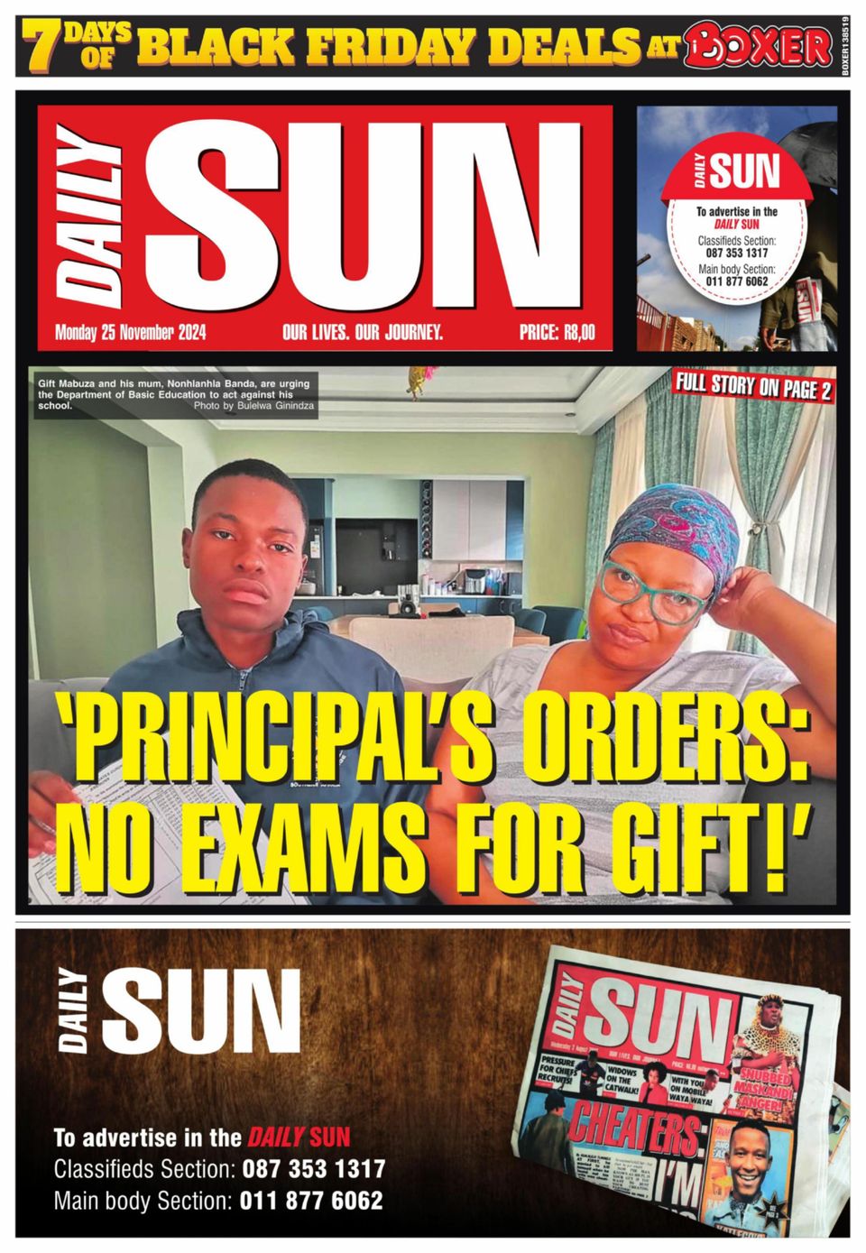 Get digital access to Daily Sun - November 25, 2024 issue | Magzter.com