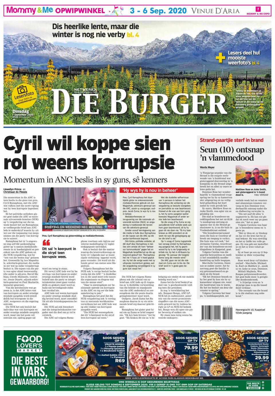 Get digital access to Die Burger Wes Kaap - September 01, 2020 issue ...