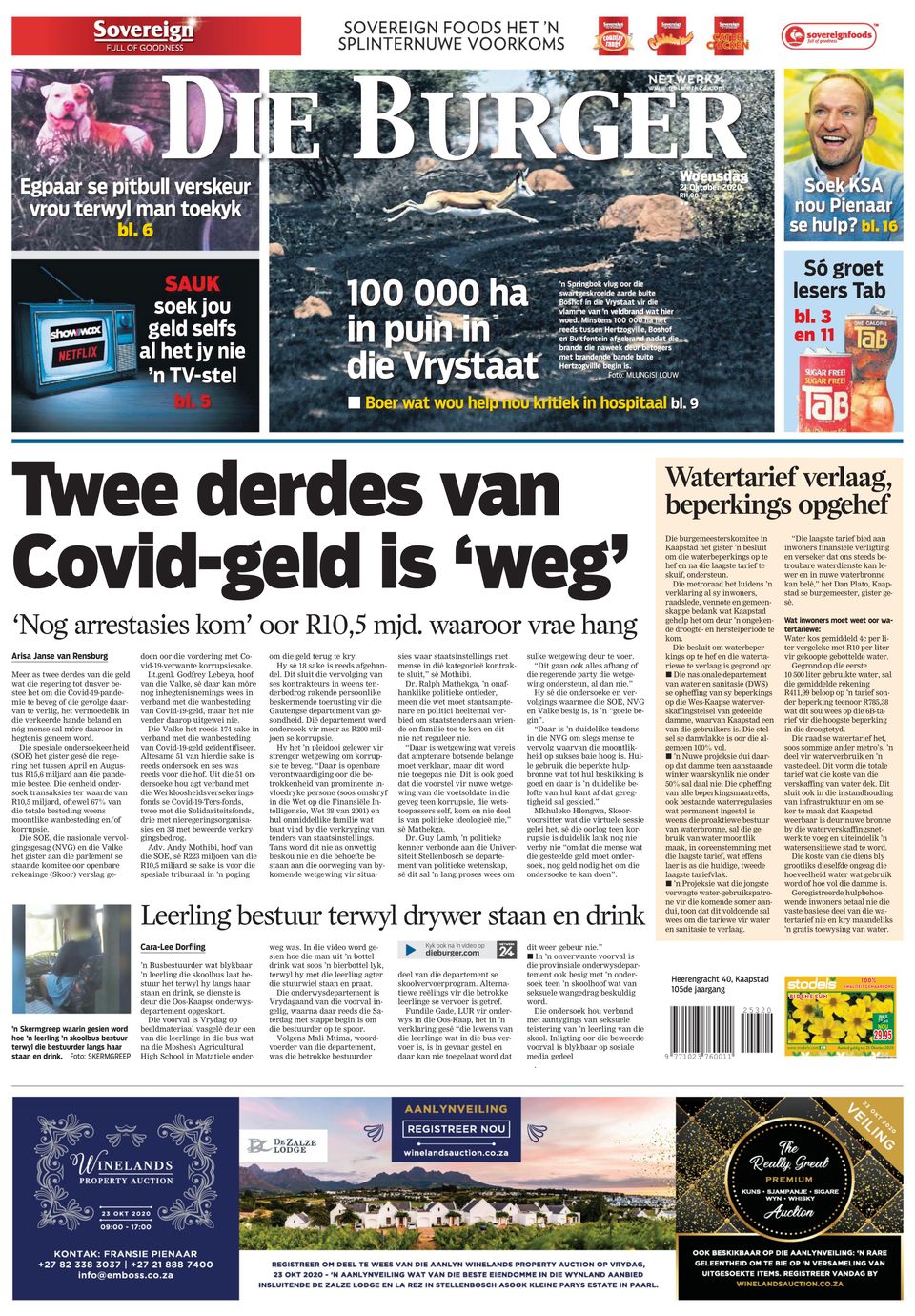 Get digital access to Die Burger Wes Kaap - October 21, 2020 issue ...
