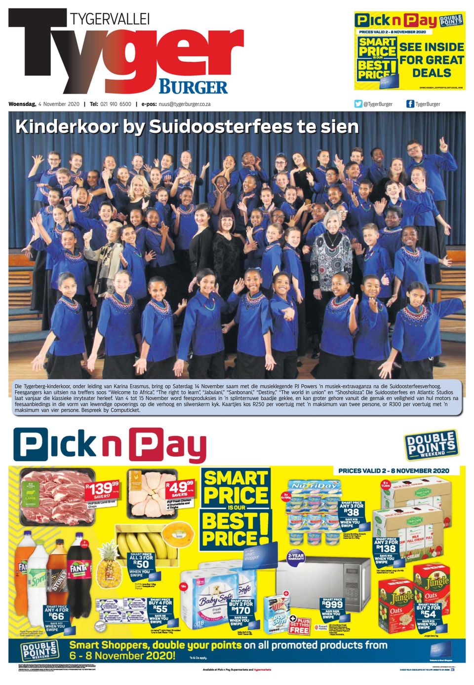 Get digital access to TygerBurger Tygervallei - November 04, 2020 issue ...
