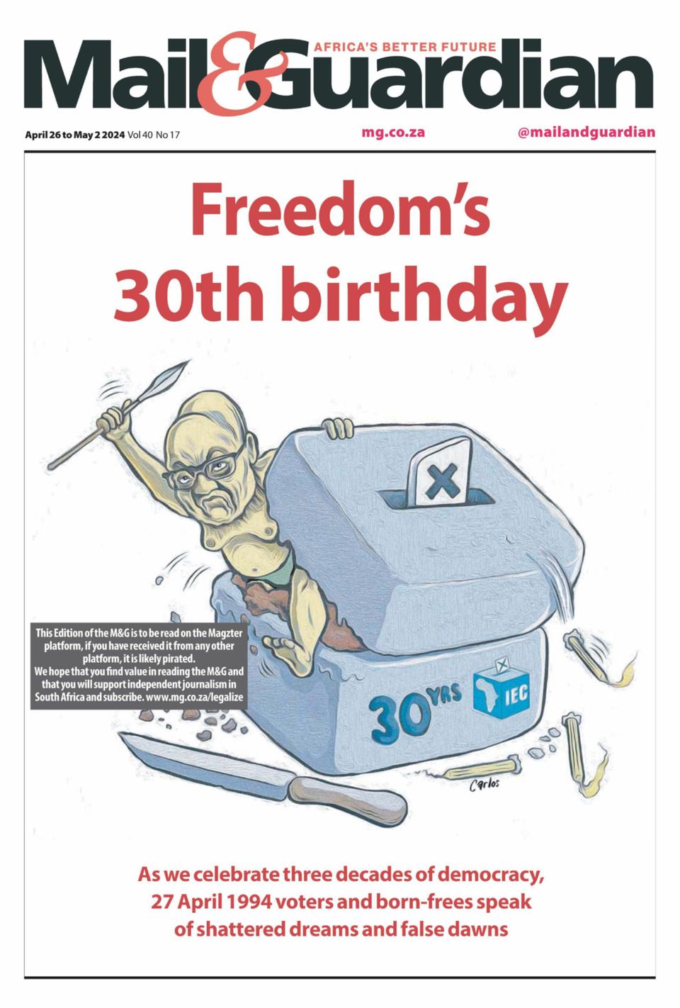 Mail & Guardian Newspaper - Get your Digital Subscription