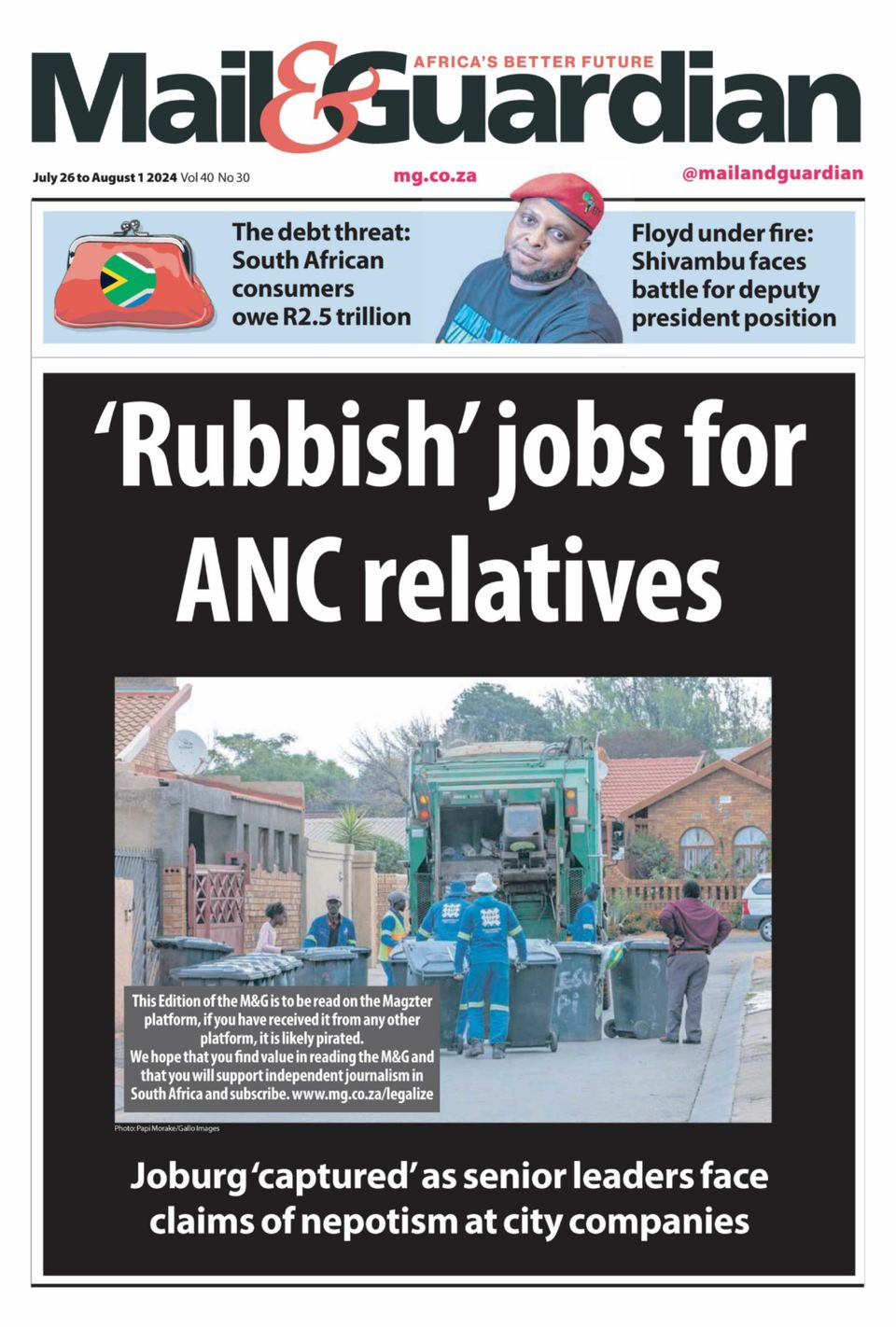 Mail & Guardian Newspaper - Get your Digital Subscription