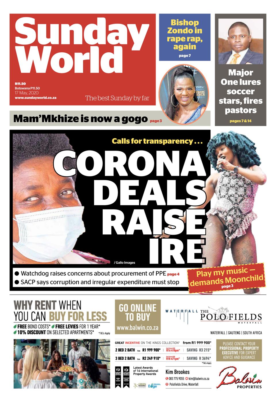 Get digital access to Sunday World - May 17, 2020 issue | Magzter.com