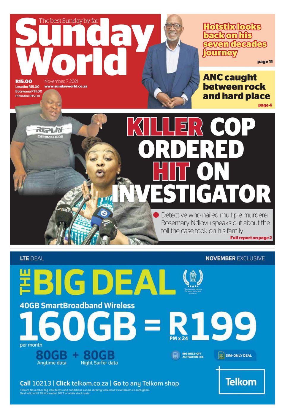Sunday World-November 07, 2021 Newspaper - Get your Digital Subscription