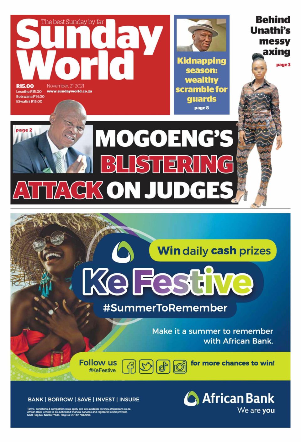 Get digital access to Sunday World - November 21, 2021 issue | Magzter.com